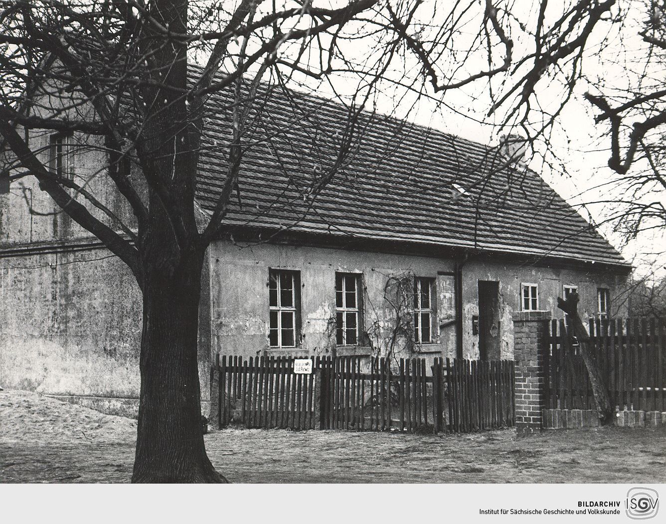 Das Gemeindehaus von Groß Partwitz - ISGV Bildarchiv